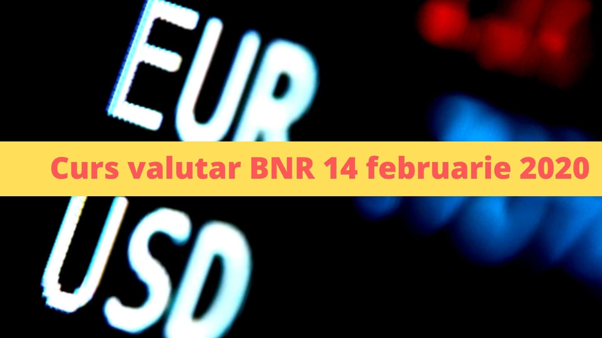 Curs Valutar BNR 14 Februarie 2020. Cum încheie Moneda Europeană Această Săptămână