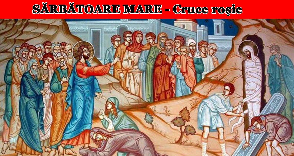 Calendar Ortodox 11 Aprilie 2020. Cruce Roșie în Calendar. Pomenirea Morților