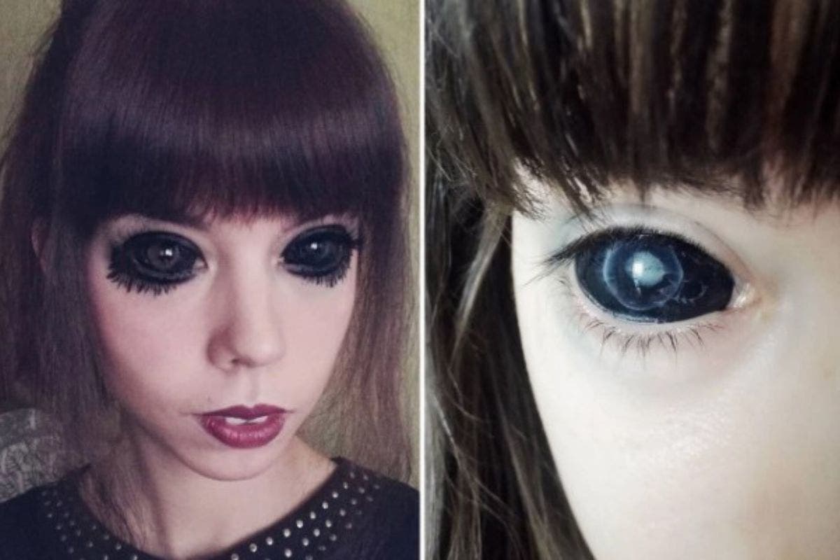 O Tânără A Vrut Să-și Tatueze Cu Negru Albul Ochilor, Ca Un Cântăreț De ...