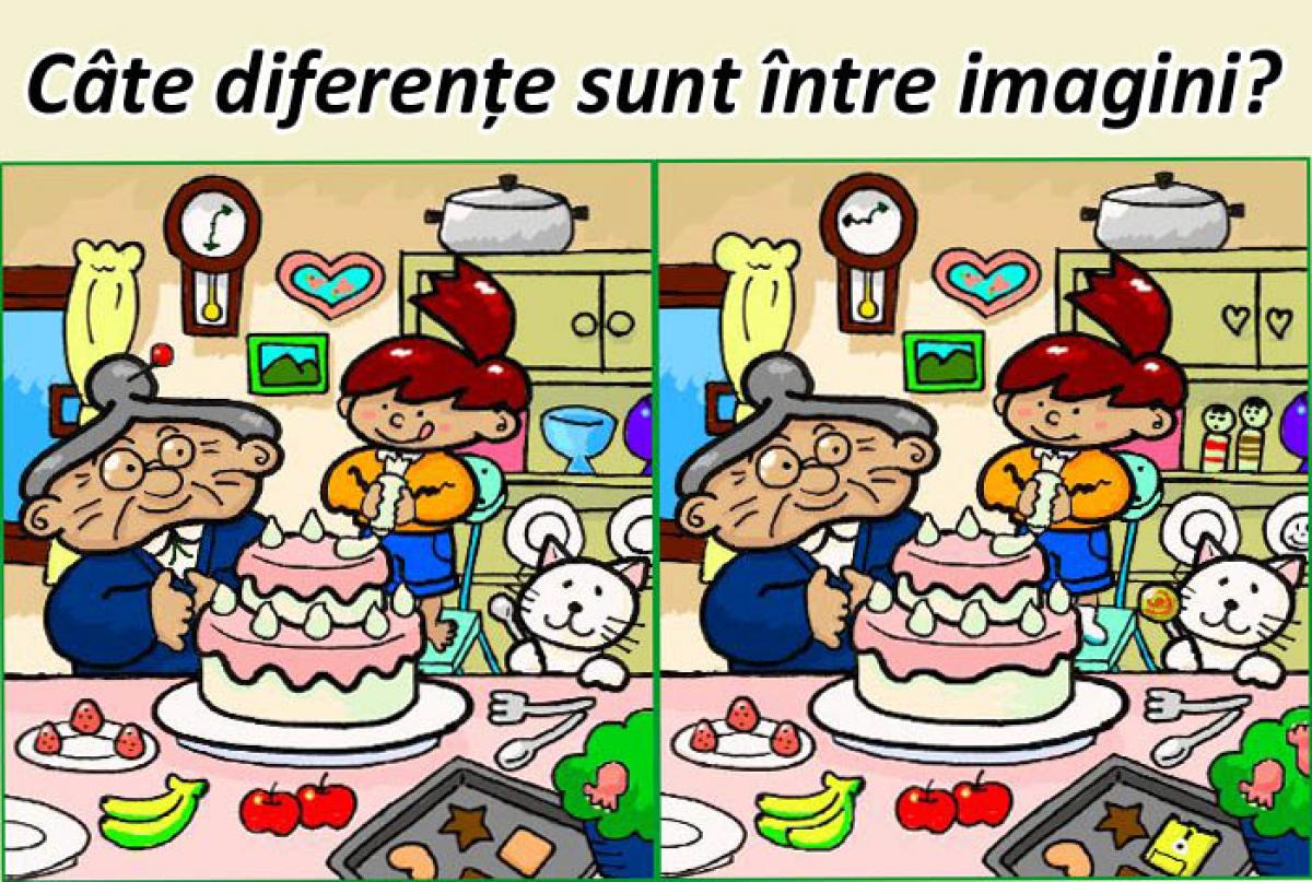 Test: Câte Diferențe Sunt între Imagini? Un Copil De Clasa I Rezolvă ...