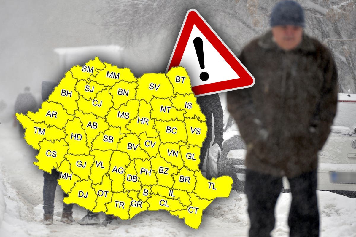 Revin Ninsorile! ANM A Emis COD GALBEN Pentru Mai Multe Județe